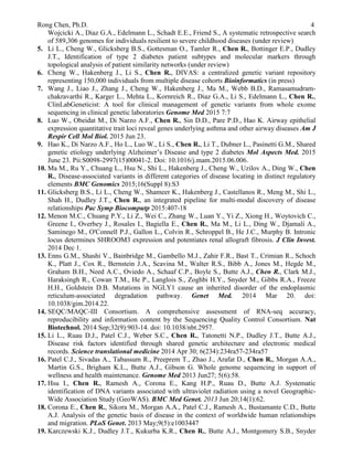 CV of Rong Chen | PDF | Free Download