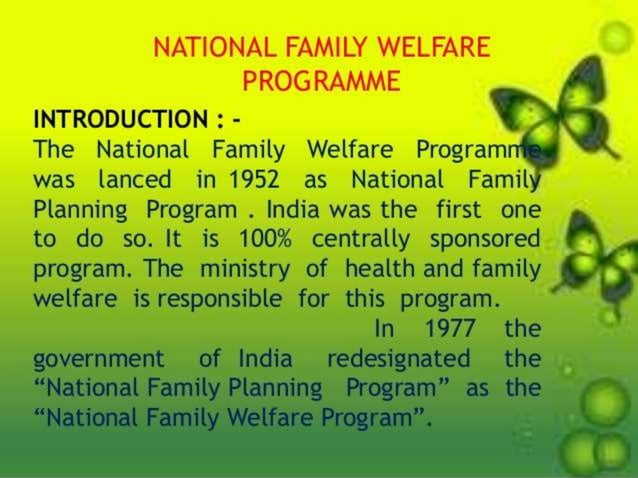 Rch & family welfare program | PPT