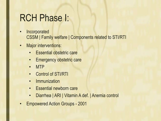 RCH: Focus on lab investigations | PPT | Free Download