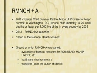 RCH: Focus on lab investigations | PPT