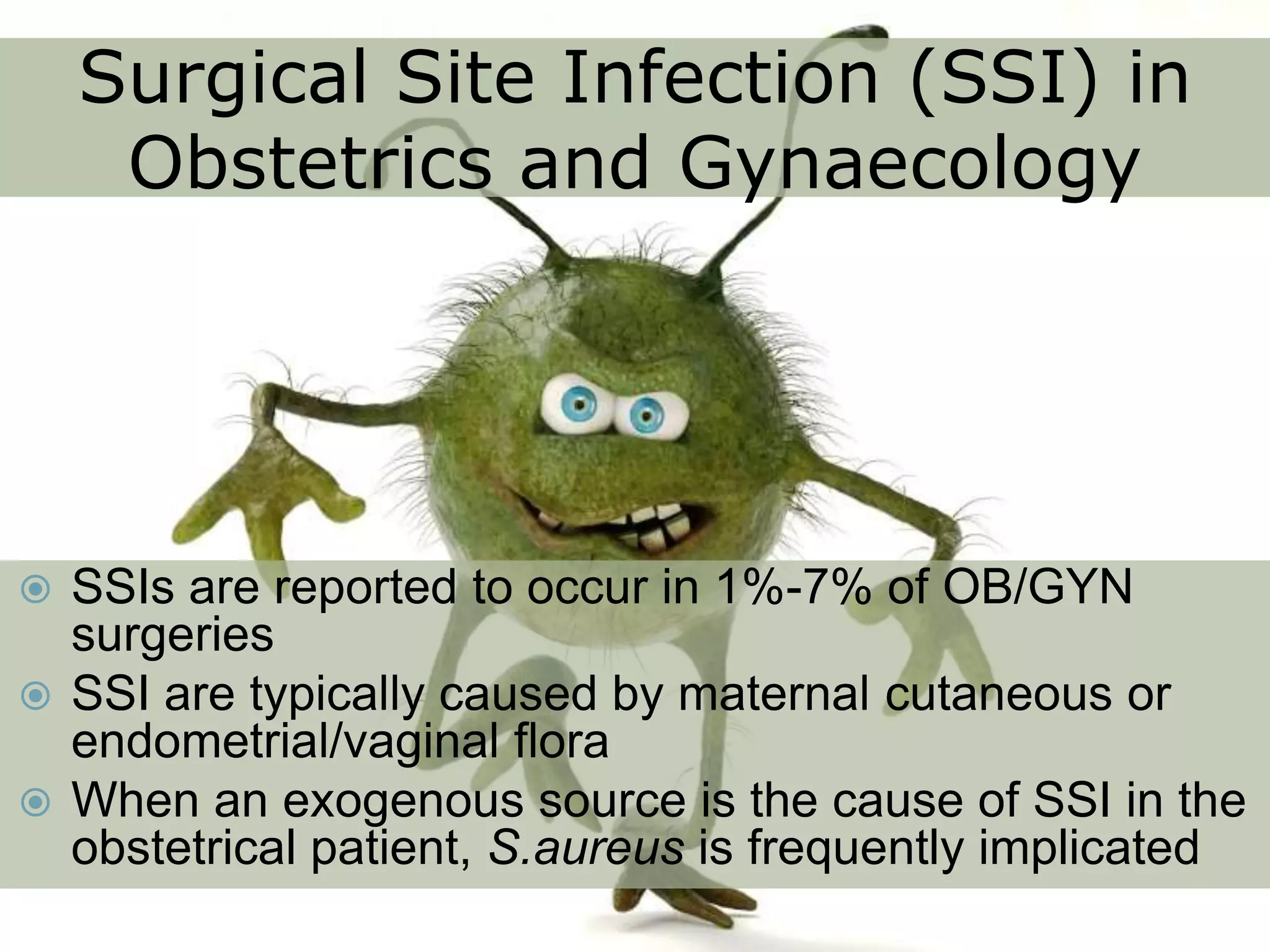 Hospital Acquired Infection in gynecological & obstetrics | PPTX
