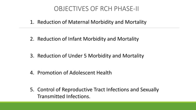 Rch ppt | PPTX | Pregnancy | Reproductive Health