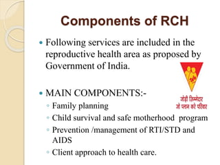Reproductive and Child Health Services ppt.pptx