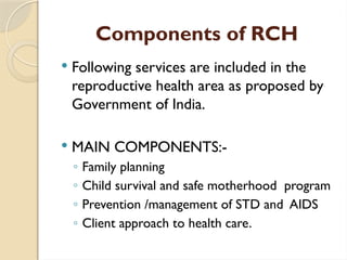 rch program for bsc nursing, community health nursing.pptx