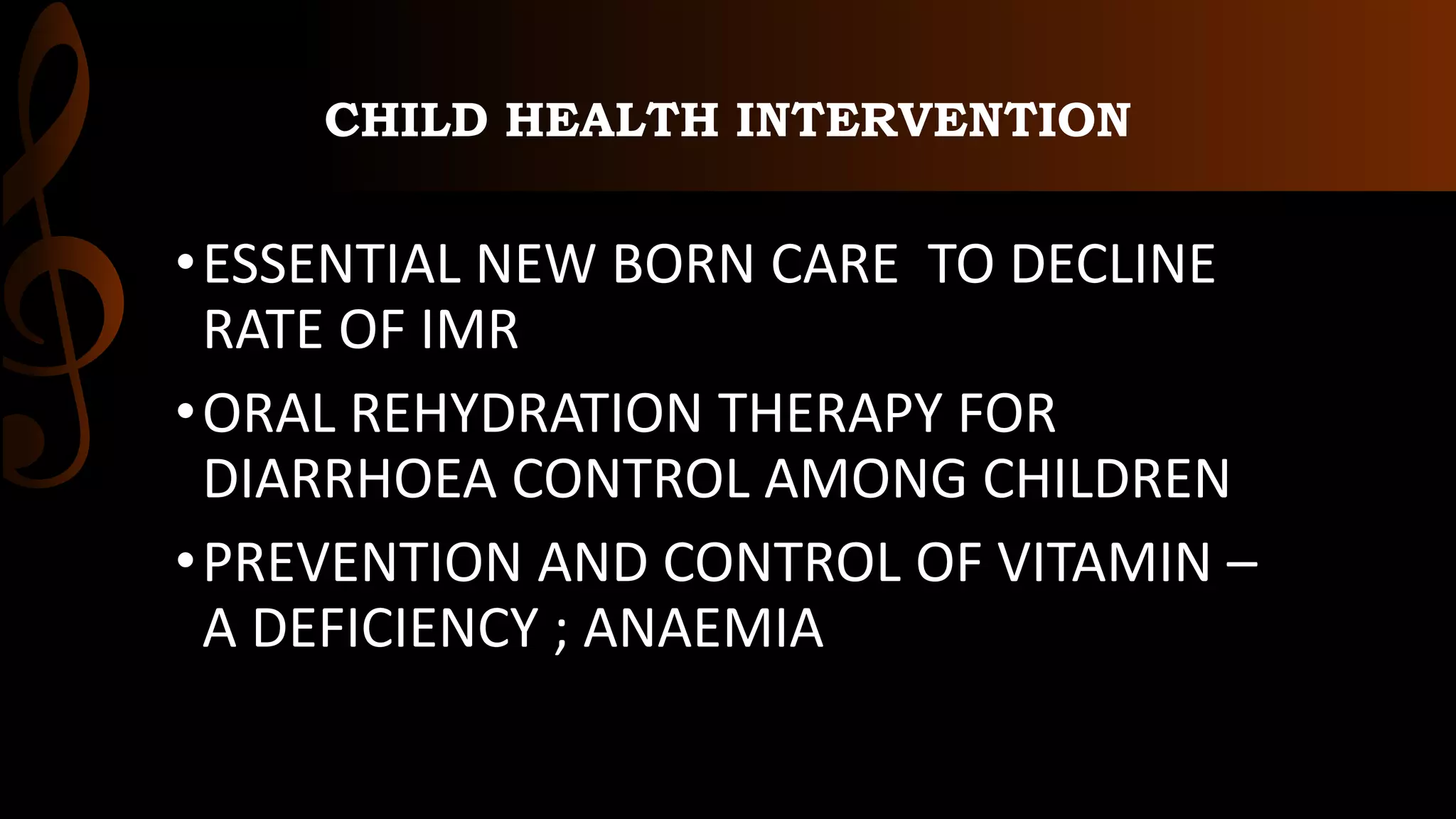 REPRODUCTIVE AND CHILD HEALTH PROGRAMME | PPTX