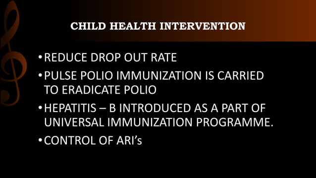 REPRODUCTIVE AND CHILD HEALTH PROGRAMME | PPTX