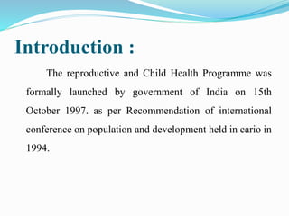 Rch programme | PPTX