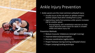 Rchs volleyball injury prevention | PPTX