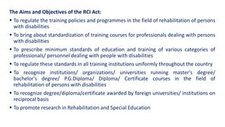 Rci act 1992 | PPTX