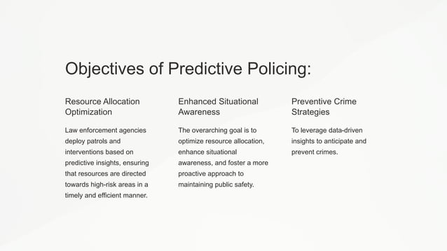 Application of data science in predictive policing | PPTX