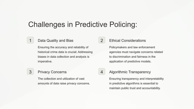 Application of data science in predictive policing | PPTX