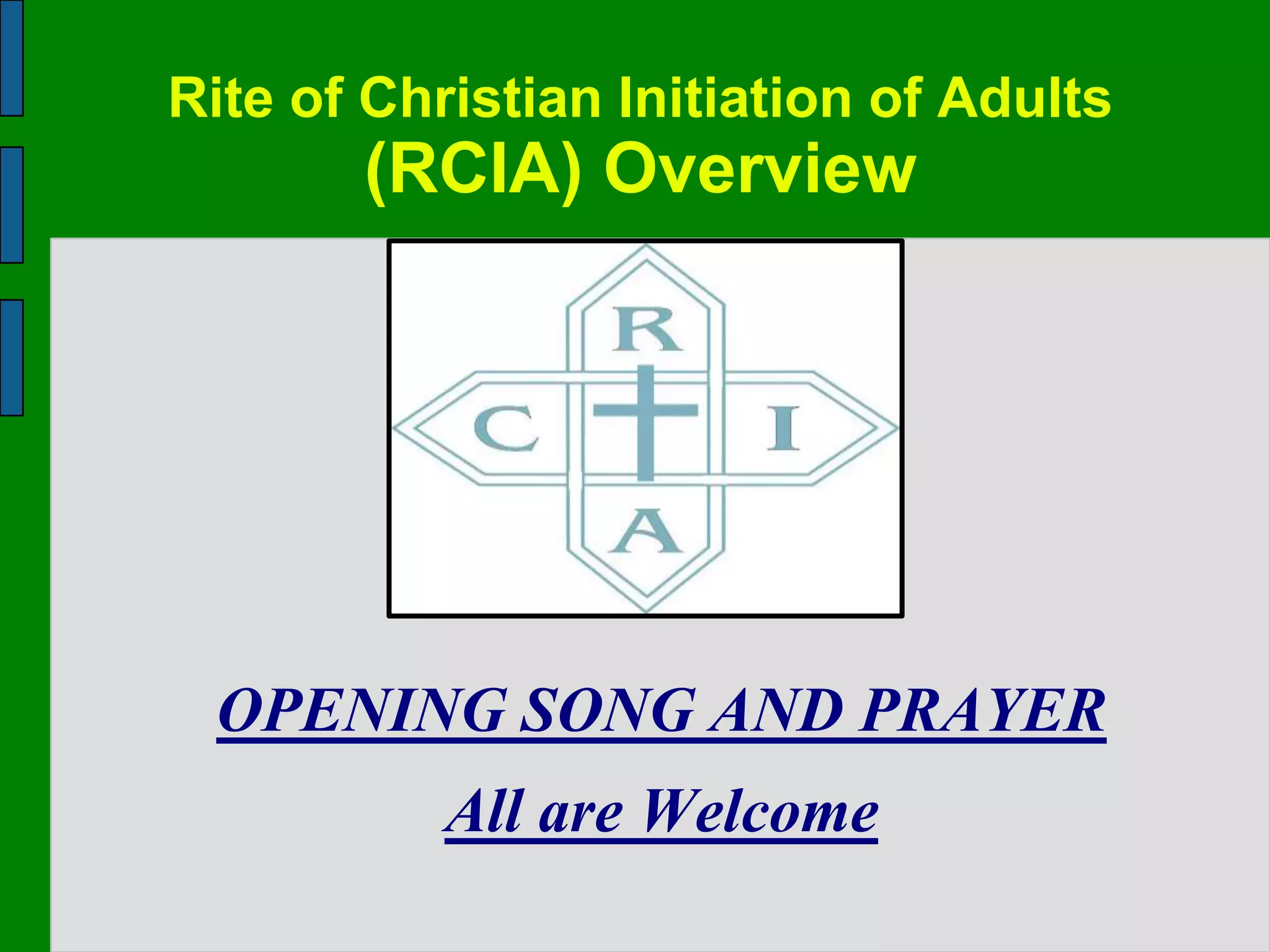 RCIA overview | PPTX