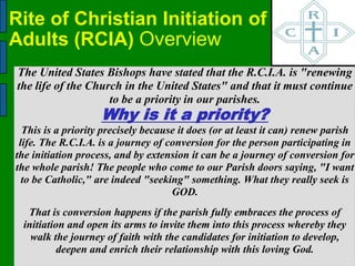 RCIA overview | PPTX