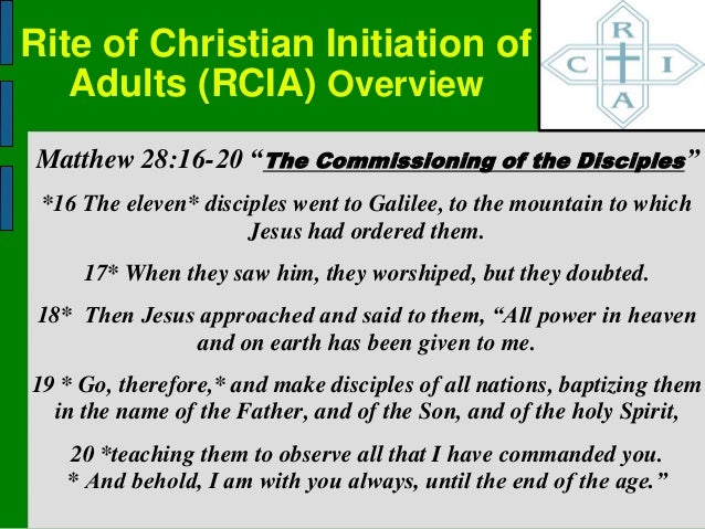Rcia Overview
