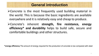 REINFORCED CONCRETE STRUCTURE CHAPTER ONE GENERAL INTRODUCTION | PPTX