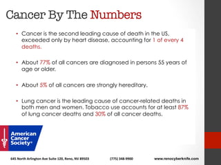 American Cancer Society Facts & Figures 2013 | PPT