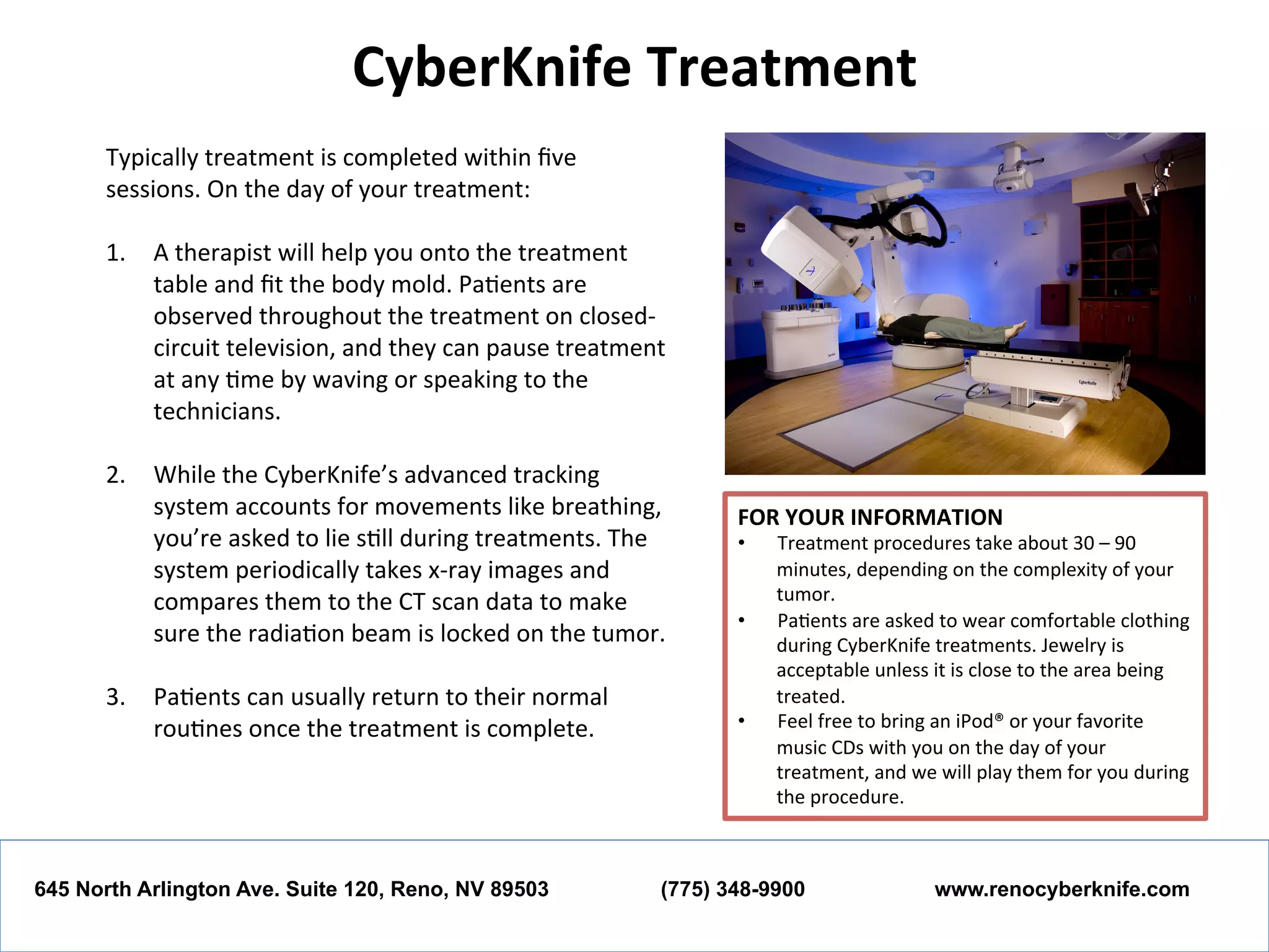 Prostate Cancer: CyberKnife® Treatment Overview | PDF