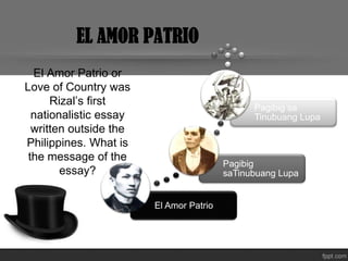 Rc lect el amor patrio | PPTX