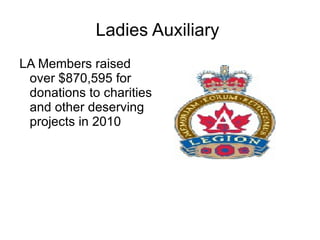 Royal Canadian Legion Ontario Command Fact Sheet | PPT