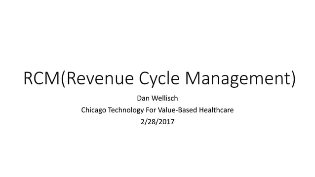 Rcm (Revenue Cycle Management) | PDF