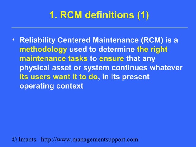 Rcm | PPT