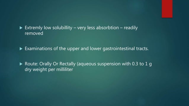 Radiographic contrast media (urology) | PPTX