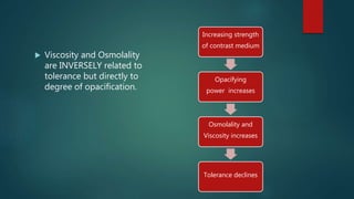Radiographic contrast media (urology) | PPTX
