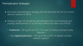 Radiographic contrast media (urology) | PPTX