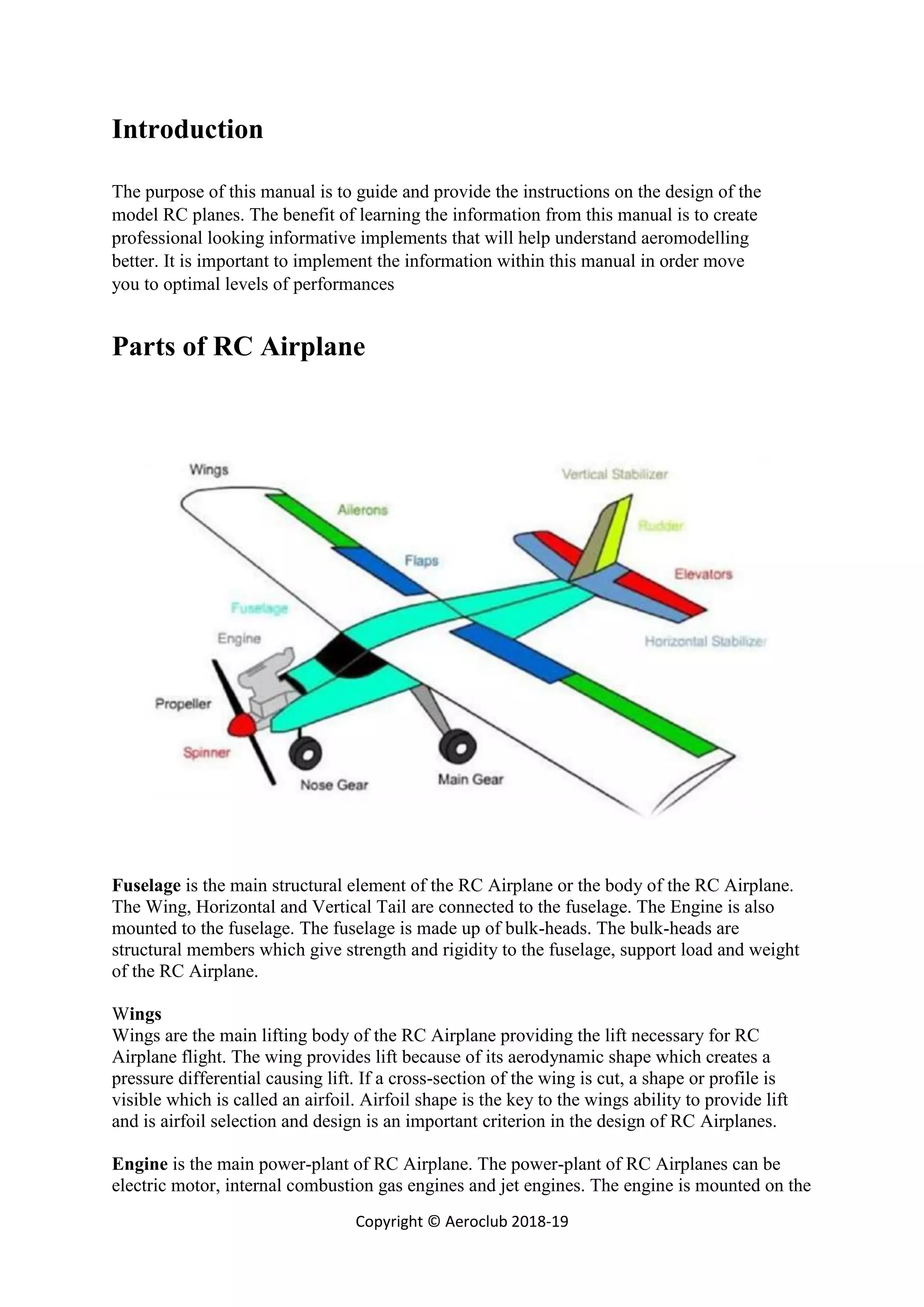 Aeromodelling Instruction manual | PDF