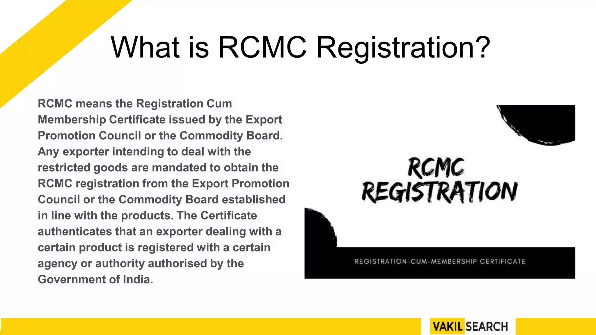 Rcmc registration | PPTX