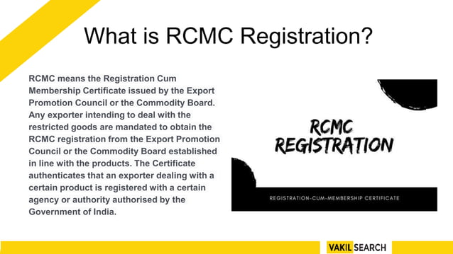Rcmc registration | PPT