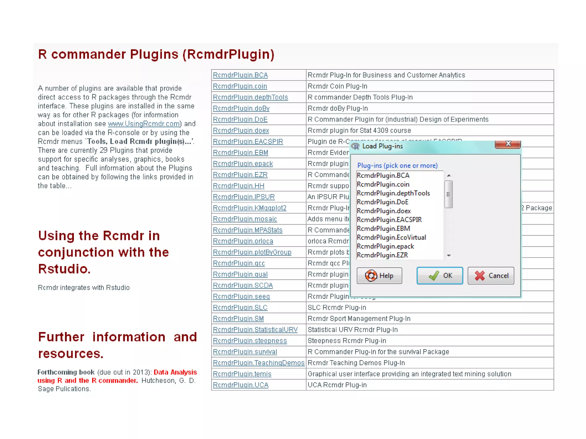 Rcommander - a menu-driven GUI for R | PDF | Operating Systems | Computer Software and Applications