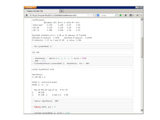 Rcommander - a menu-driven GUI for R | PDF | Operating Systems | Computer Software and Applications