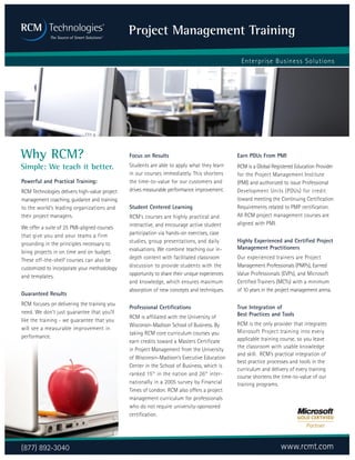 Project Management Solutions | PDF