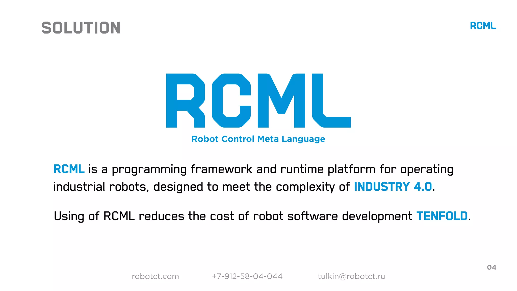 RCML, Robot Control Meta Langugage | PDF | Robotics | Technology ...