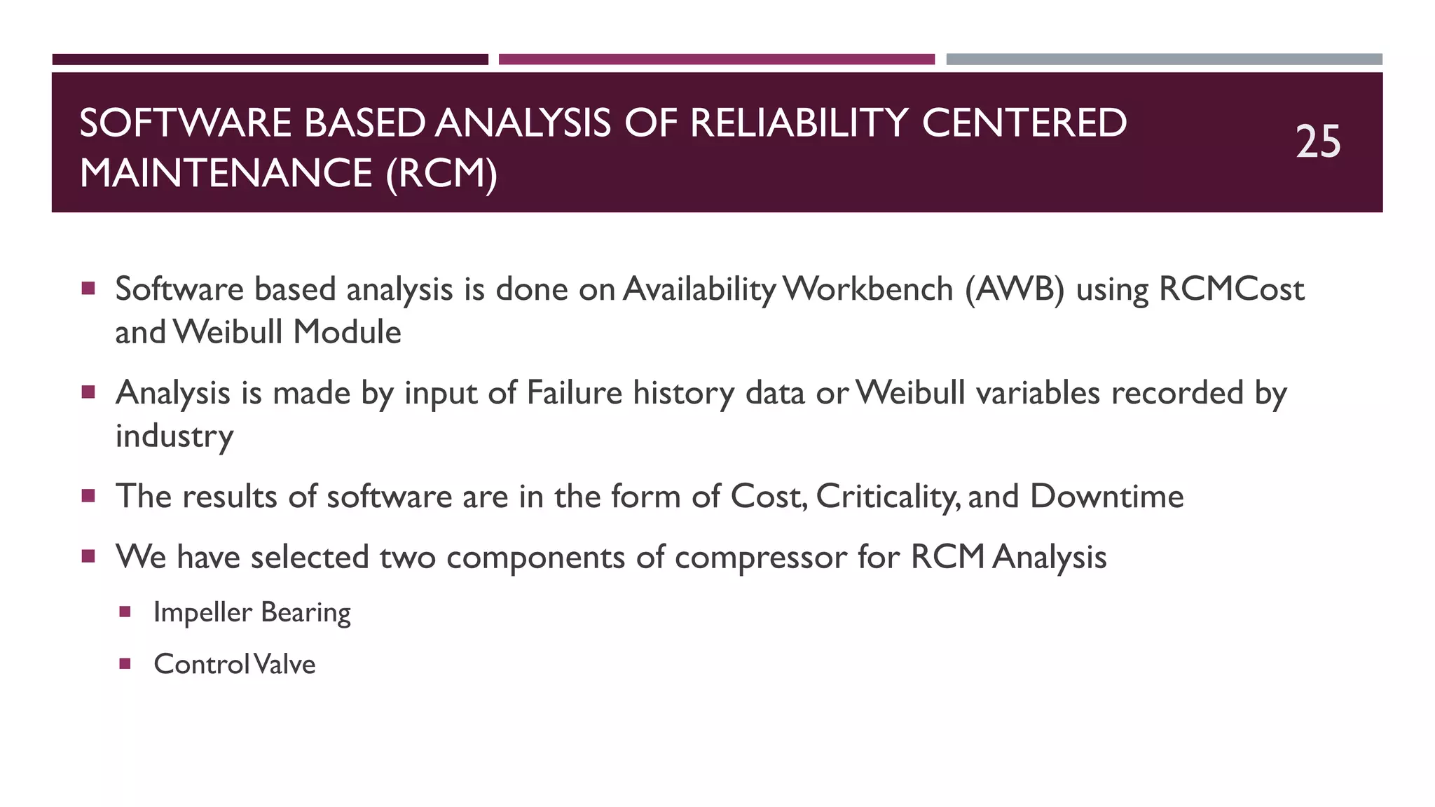 Rcm of compressor | PDF
