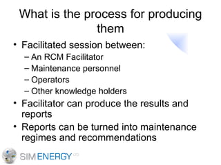 Reliability Centred Maintenance Presentation | PPT