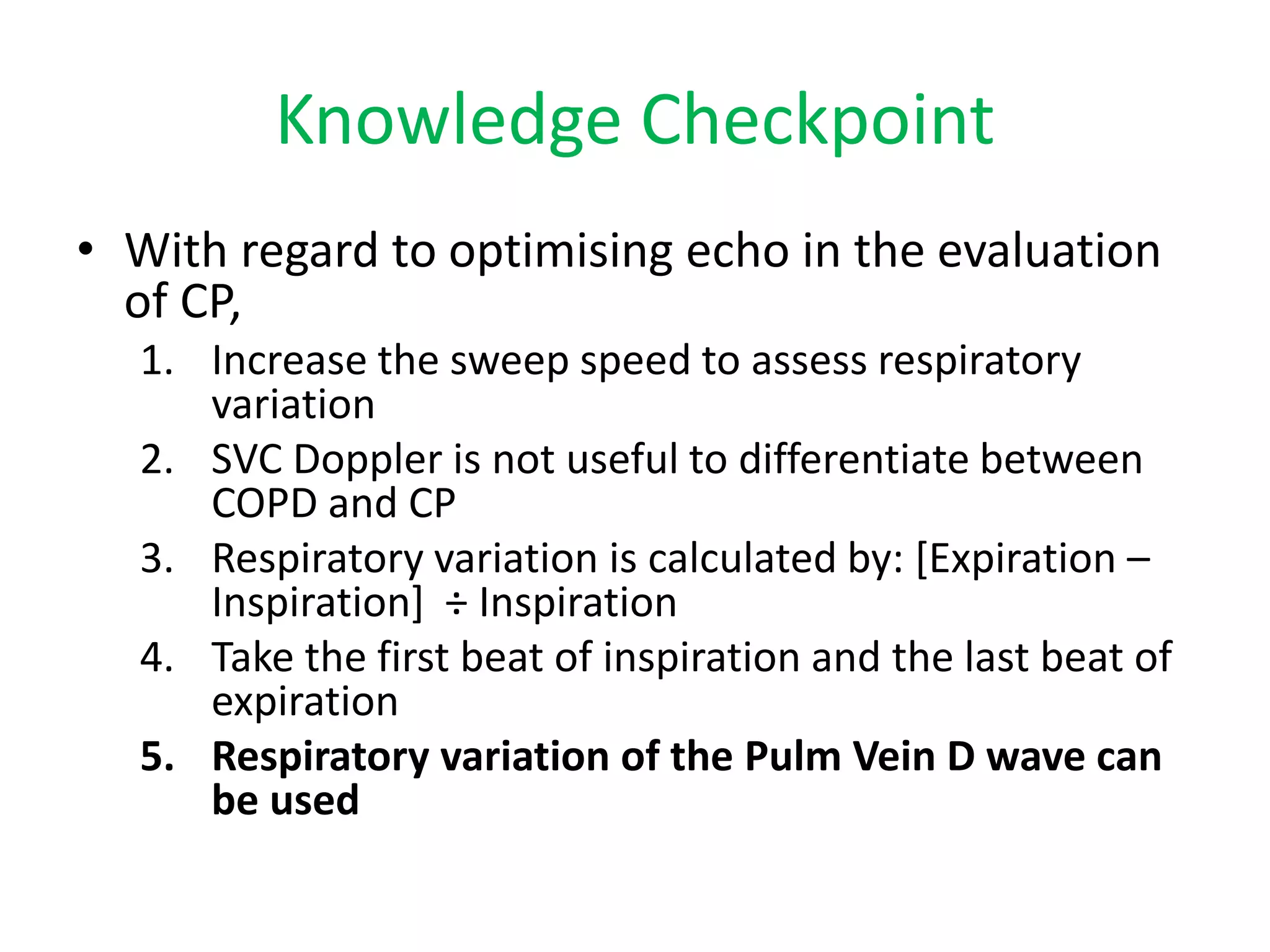 Echo Differentiation of Restrictive Cardiomyopathy and Constrictive ...