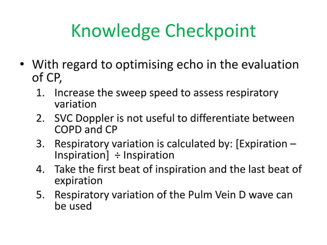 Echo Differentiation of Restrictive Cardiomyopathy and Constrictive ...