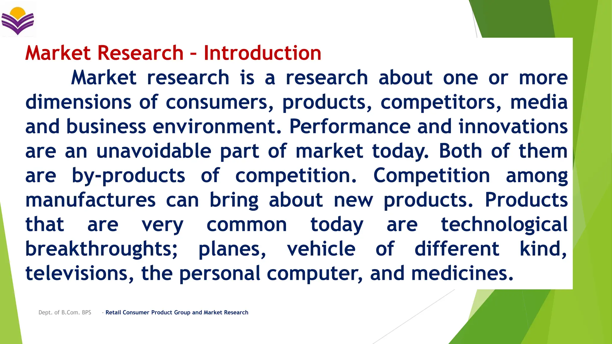 Market Research, FMCG, CPG, Market influencer, Consumer behaviour | PDF