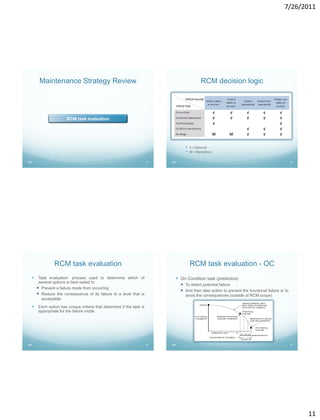 Reliability-Centered Maintenance. An introduction to by JBM | PDF ...