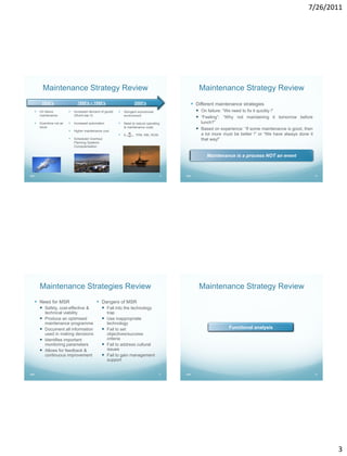 Reliability-Centered Maintenance. An introduction to by JBM | PDF ...