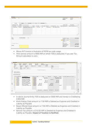 RCM tax code creation | PDF