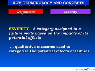 Rcm terminology and concepts | PPT | Business | Business and Finance