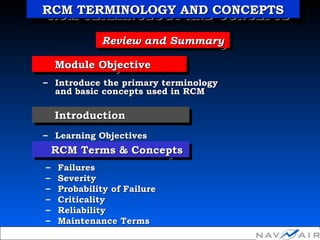 Rcm terminology and concepts | PPT | Business | Business and Finance