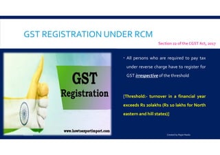 Rcm under gst | PDF