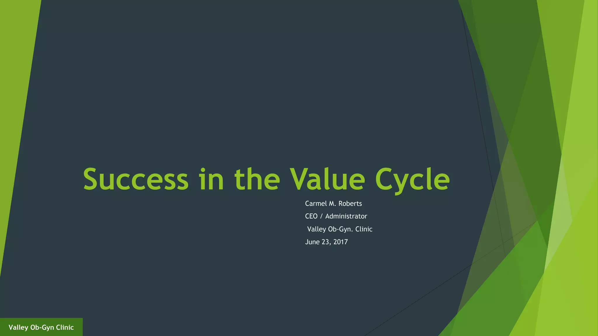 Rcm value based care presentation chicago | PPT