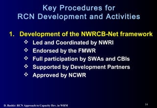 RCN approach to capacity building in WRM in Nigeria | PPT