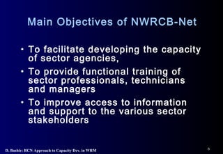 RCN approach to capacity building in WRM in Nigeria | PPT