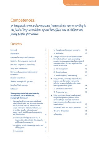 RCN competencies | PDF